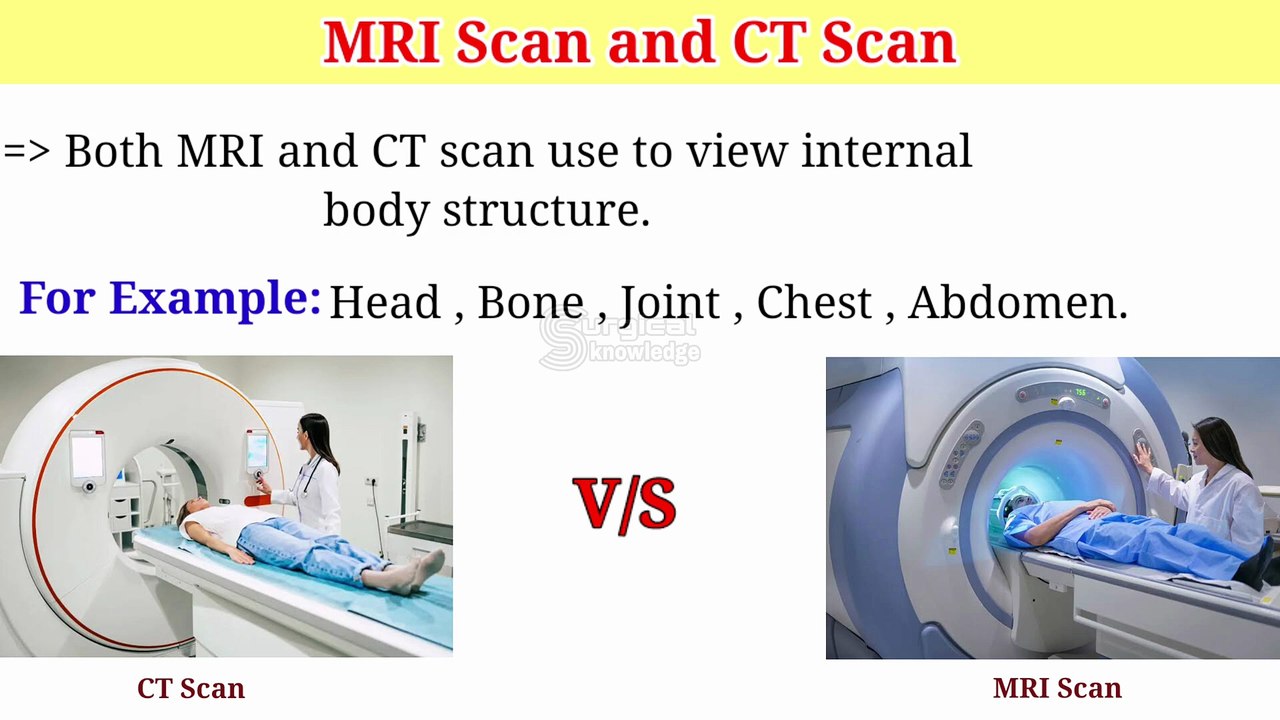 Difference between MRI and CT Scan MRI vs CT Scan - video Dailymotion