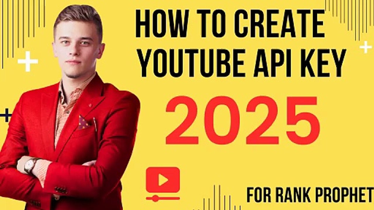 How To Create Youtube Api Key - For Rank Prophet - video Dailymotion