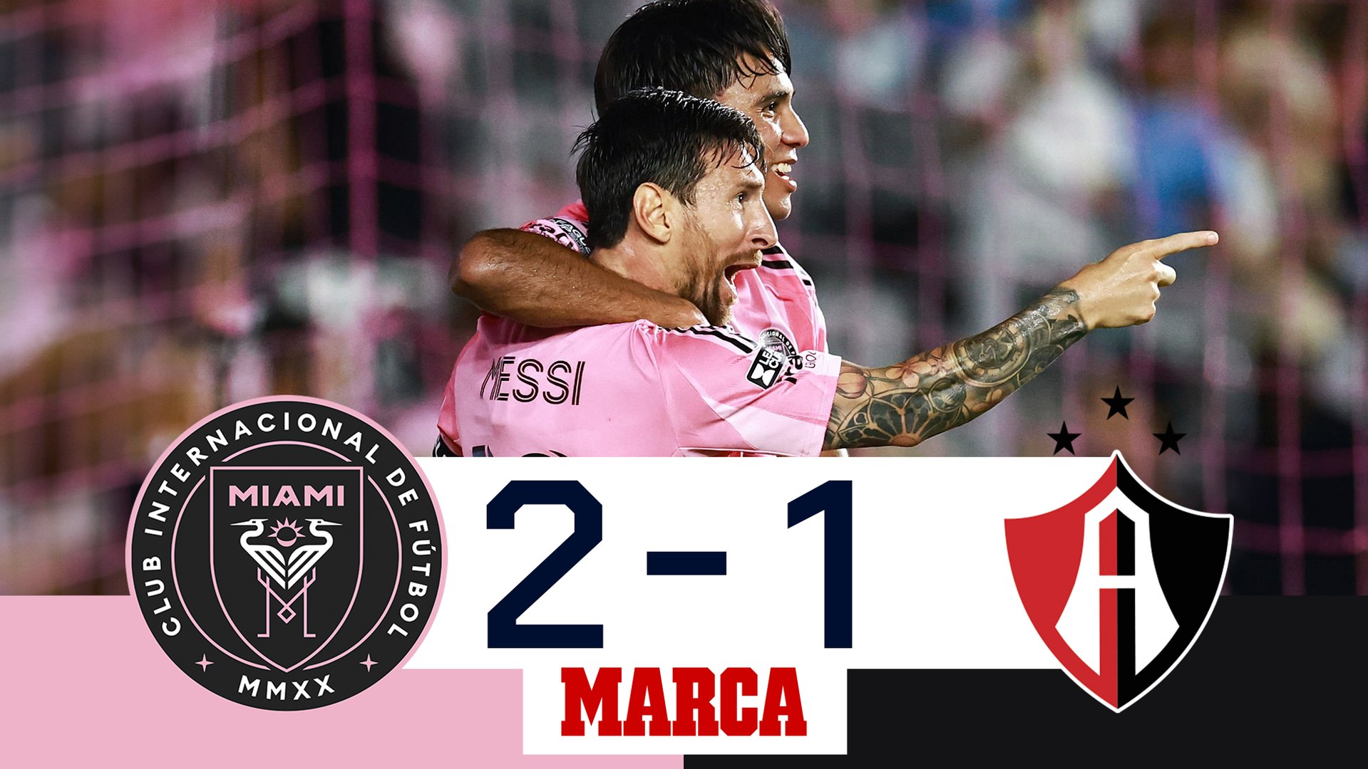 Messi and Inter start with a win | Inter Miami 2-1 Atlas | Highlights and goals - MARCA TV English