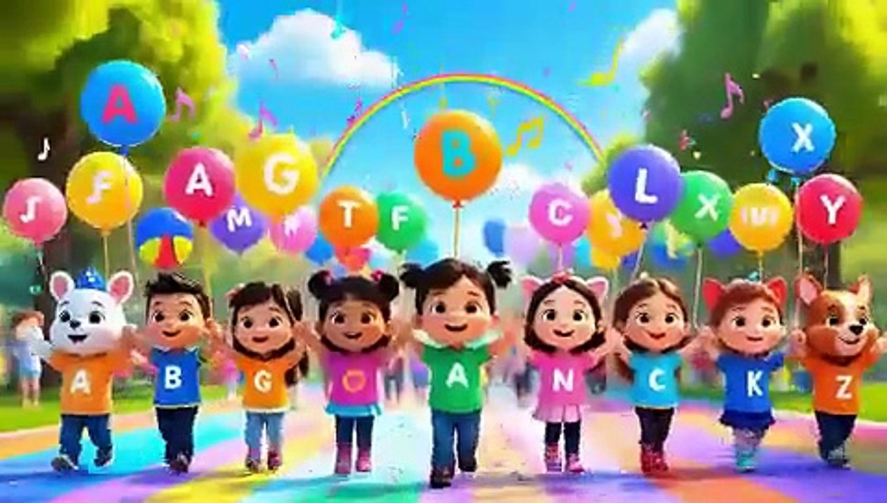 ABC Song _Learn ABC Alphabet Parade with the Letter Friends! _Kids ...
