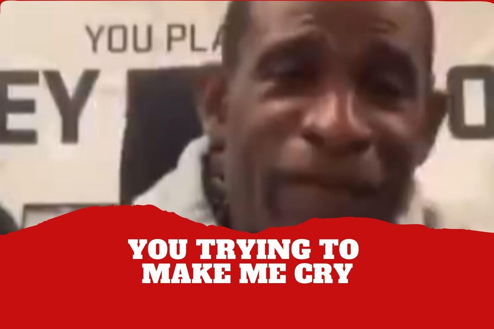 Deion Sanders gets emotional after a question about the pre-game walk ...