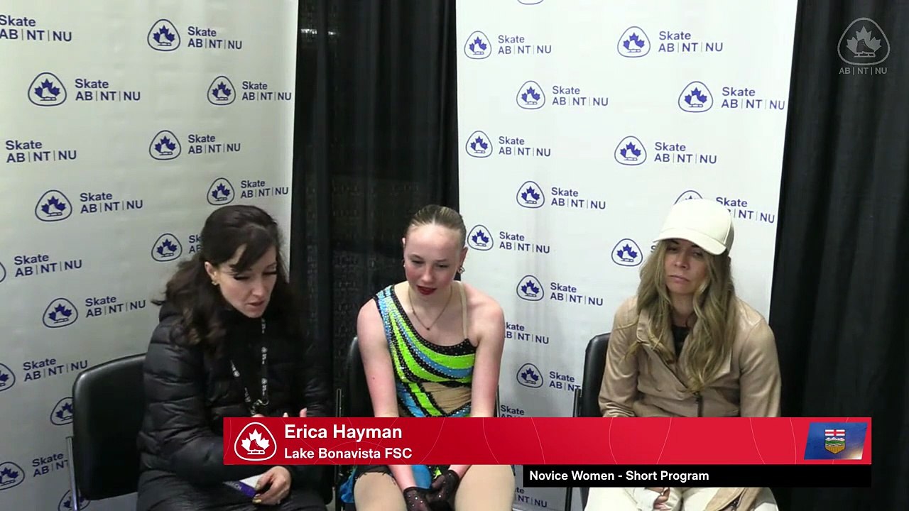 Novice Women Short Program - Chemco Rink - 2025 Wild Rose Invitational ...