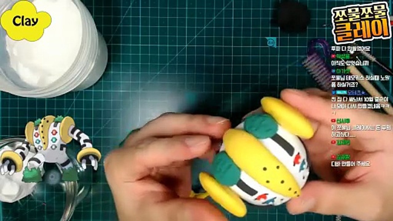 Sculpting Regigigas Normal-type Legendary Pokémon in Clay - video ...