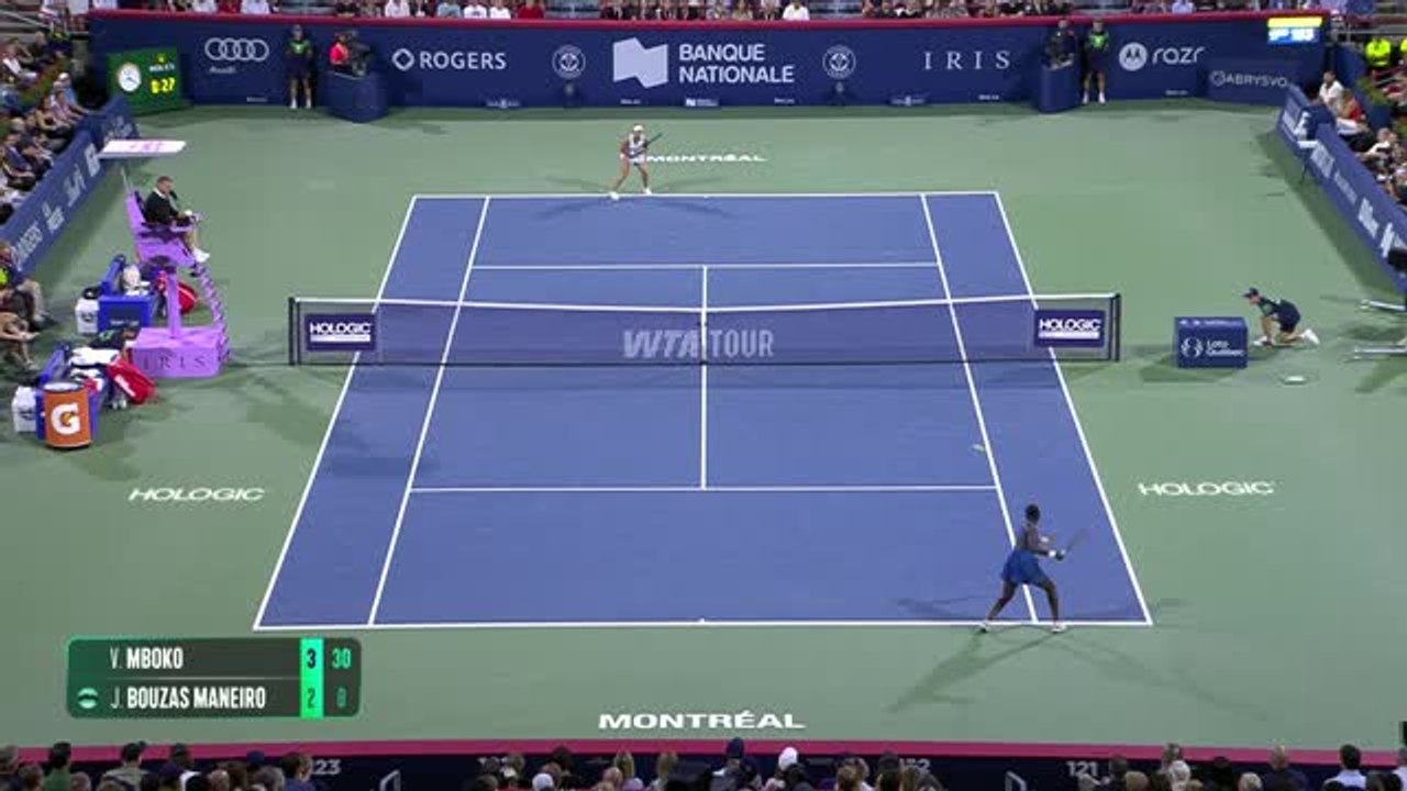 Montréal - Mboko écarte Bouzas Maneiro et continue son tournoi de rêve ...