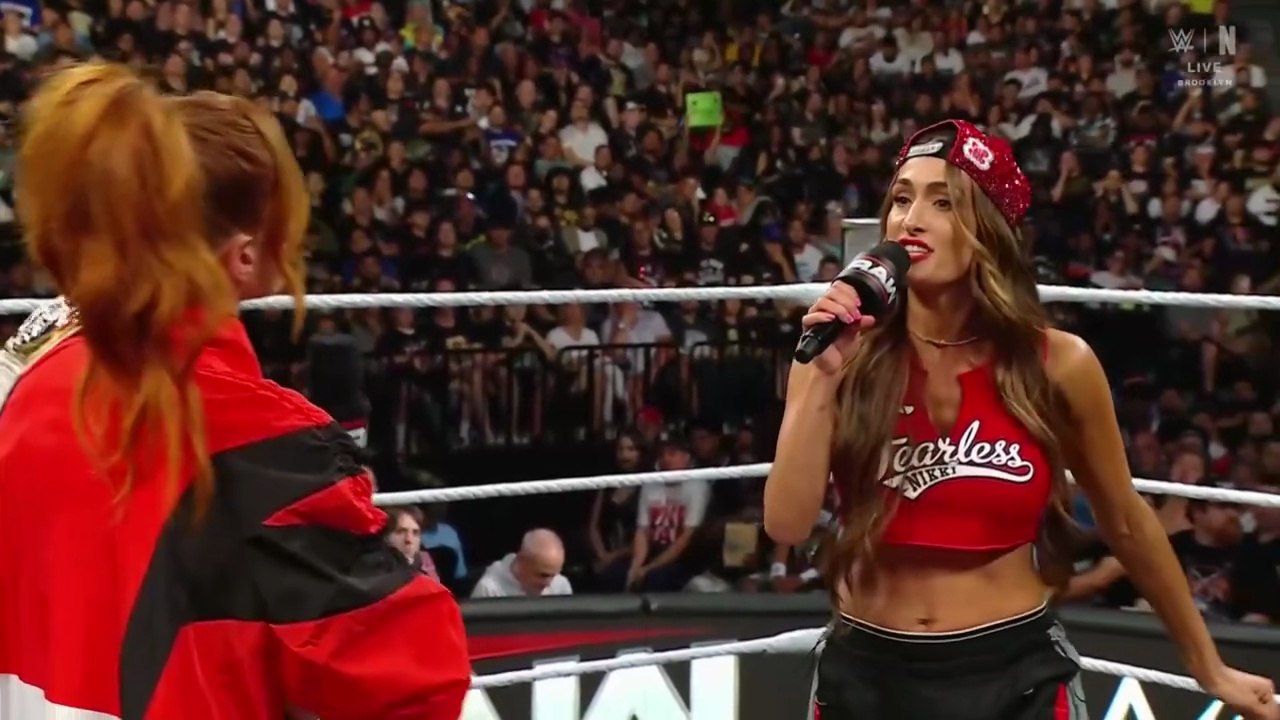 WWE Raw _Aug 04, 2025 - Nikki Bella challenges Becky Lynch for Women's ...