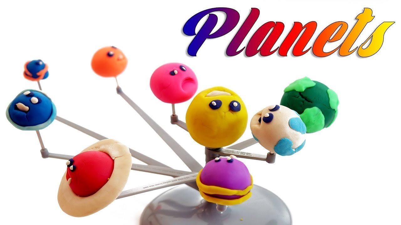 Let’s Learn How to Make Planets With Clay for Kids | DIY Solar System ...