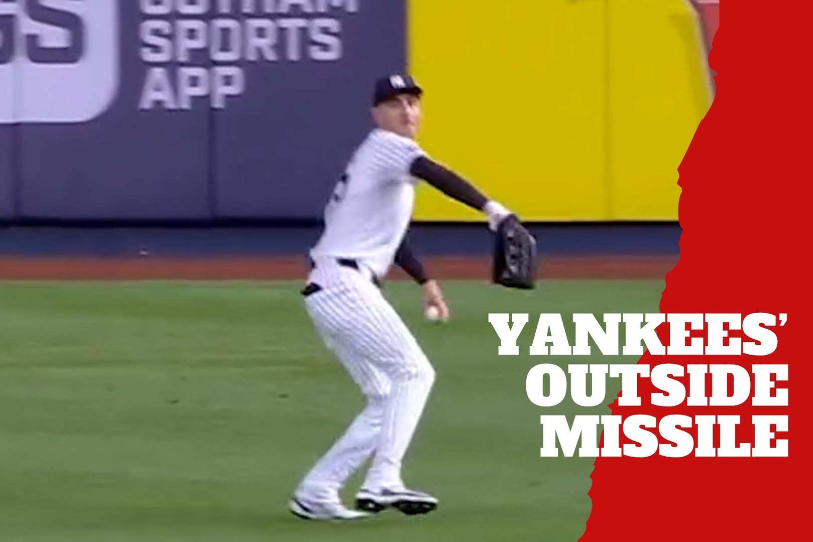New York Yankees? Cody Bellinger throws out Taylor Trammell at home ...