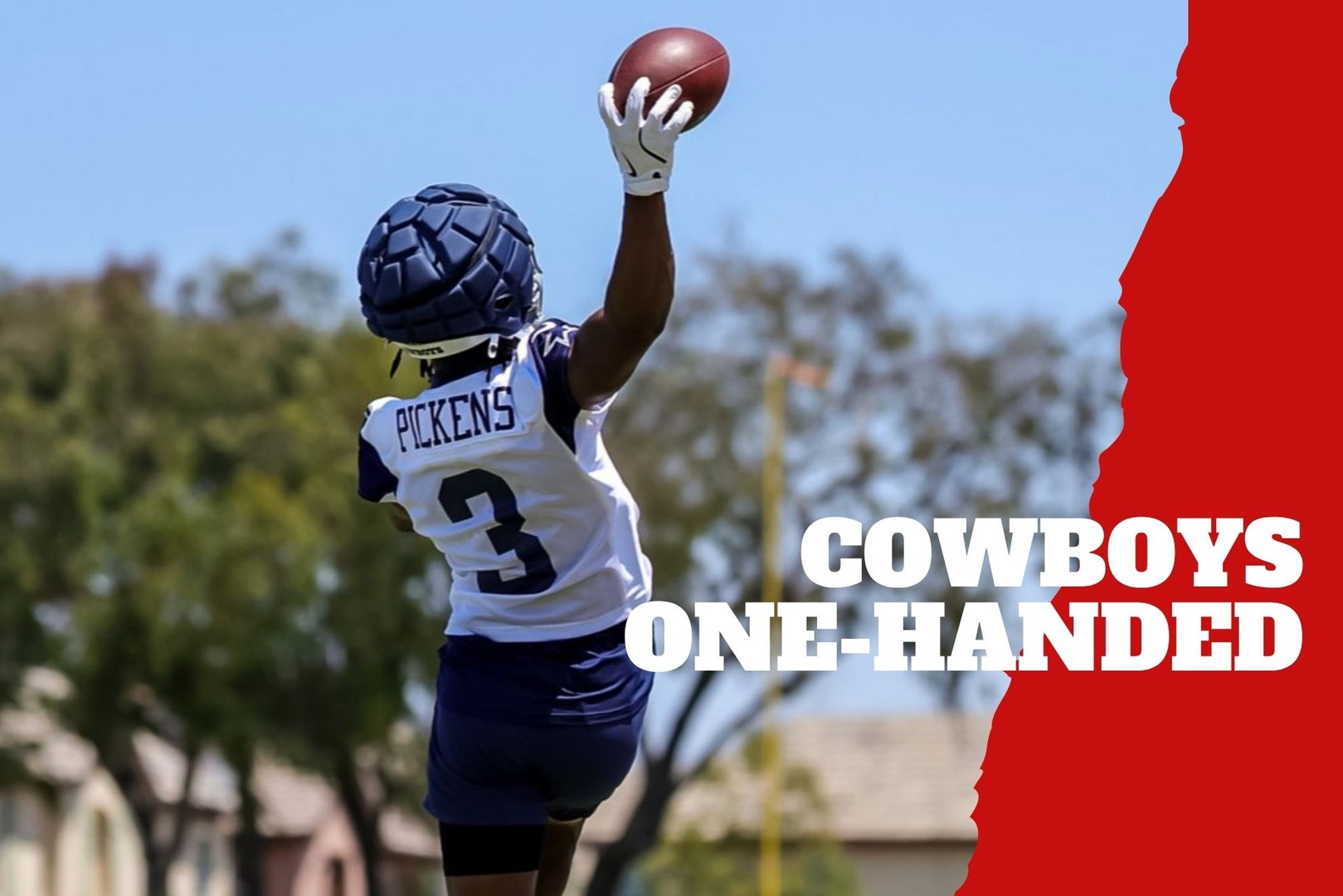 Cowboys? George Pickens and CeeDee Lamb go head-to-head in one-handed ...