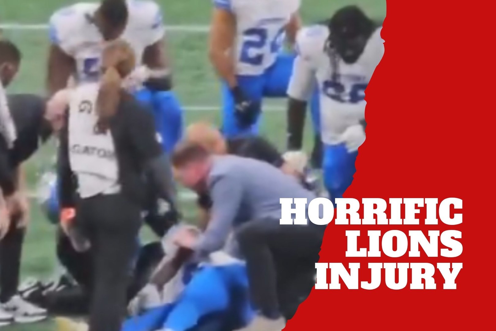 GRAPHIC VIDEO: Lions-Falcons preseason game suspended after serious injury to safety Morice ...