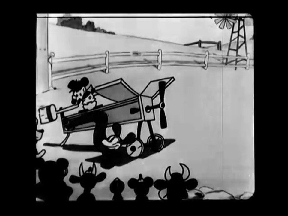 Plane Crazy (1928) | Mickey Mouse Silent Cartoon | Public Domain ...
