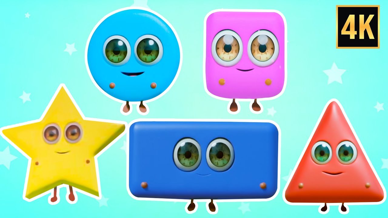 Learning Shapes for Kids | Fun Cartoon Videos for Toddlers & Preschool ...