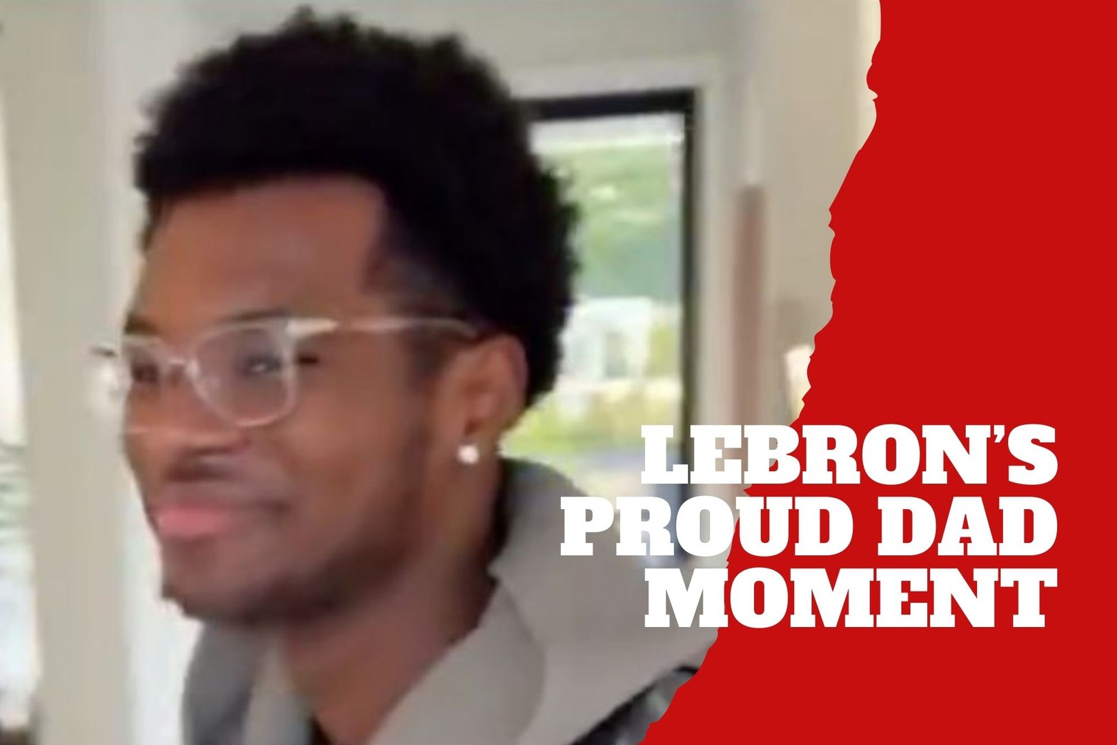 LeBron James beams with pride over Bryce?s new beard in emotional ...