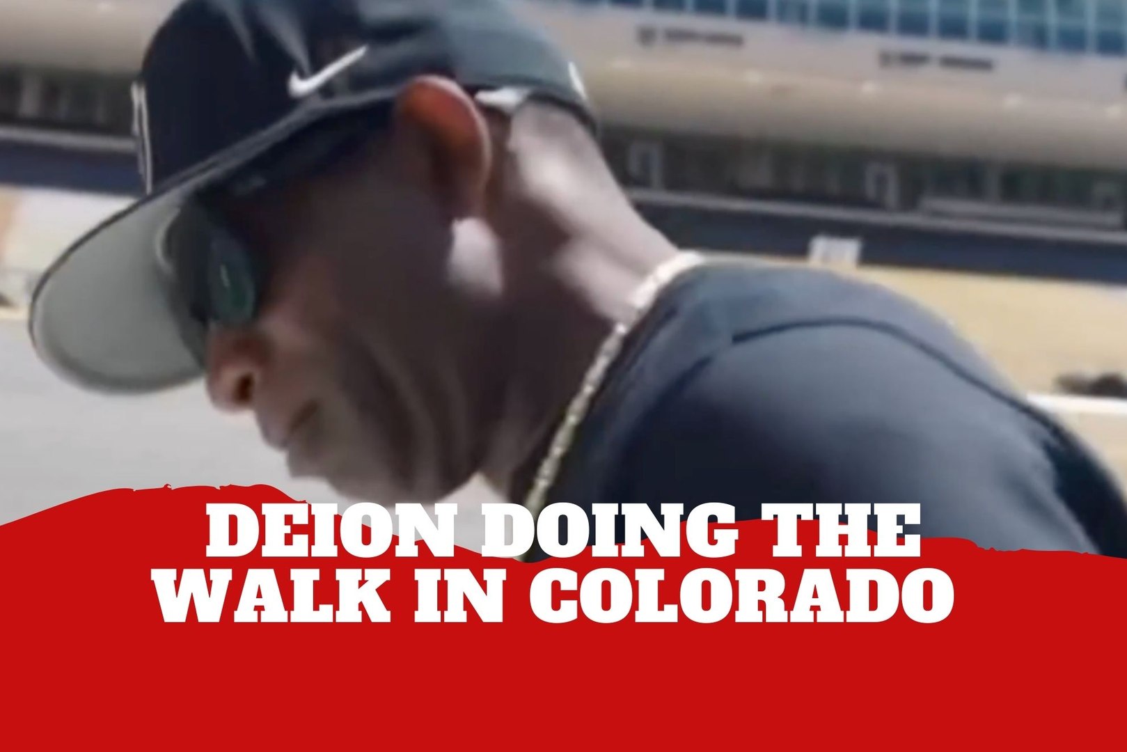 Shedeur Sanders does first pregame walk without Deion, gets emotional ...