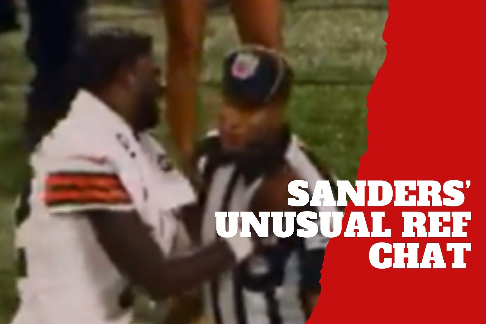 Shedeur Sanders shares unusual deep conversation with referee during ...