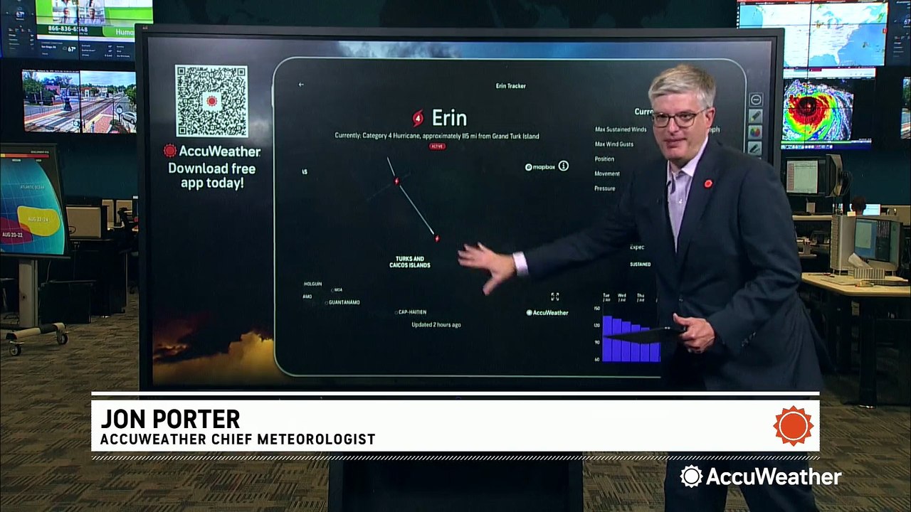 Tracking hurricanes using the free AccuWeather app - video Dailymotion