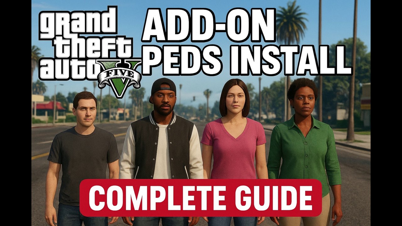 How to Install Add-On Peds in GTA 5 | Complete Step-by-Step Guide 2025 ...