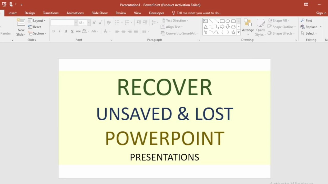 How to Recover Lost PowerPoint Presentations in Seconds! - video ...