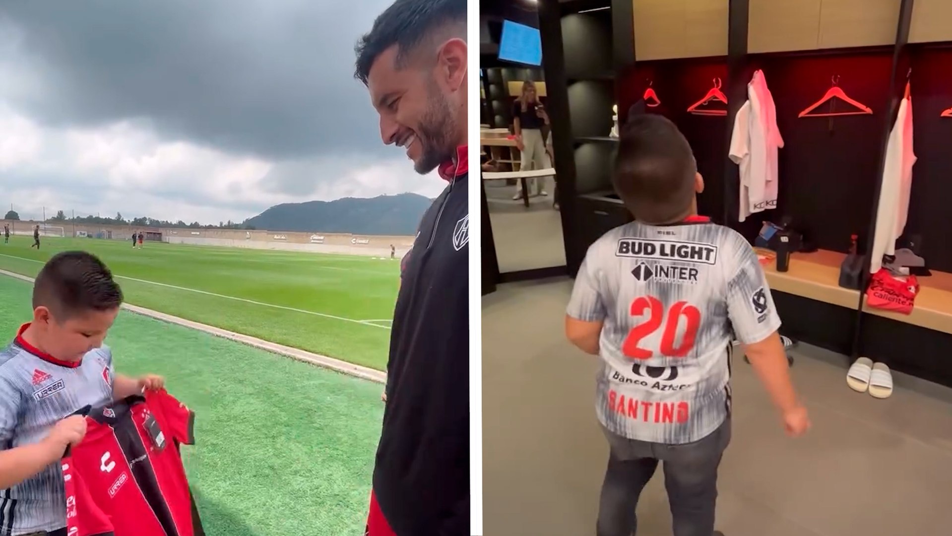 Aficionado de Atlas cumple su sueño de conocer al equipo tras hacerse ...