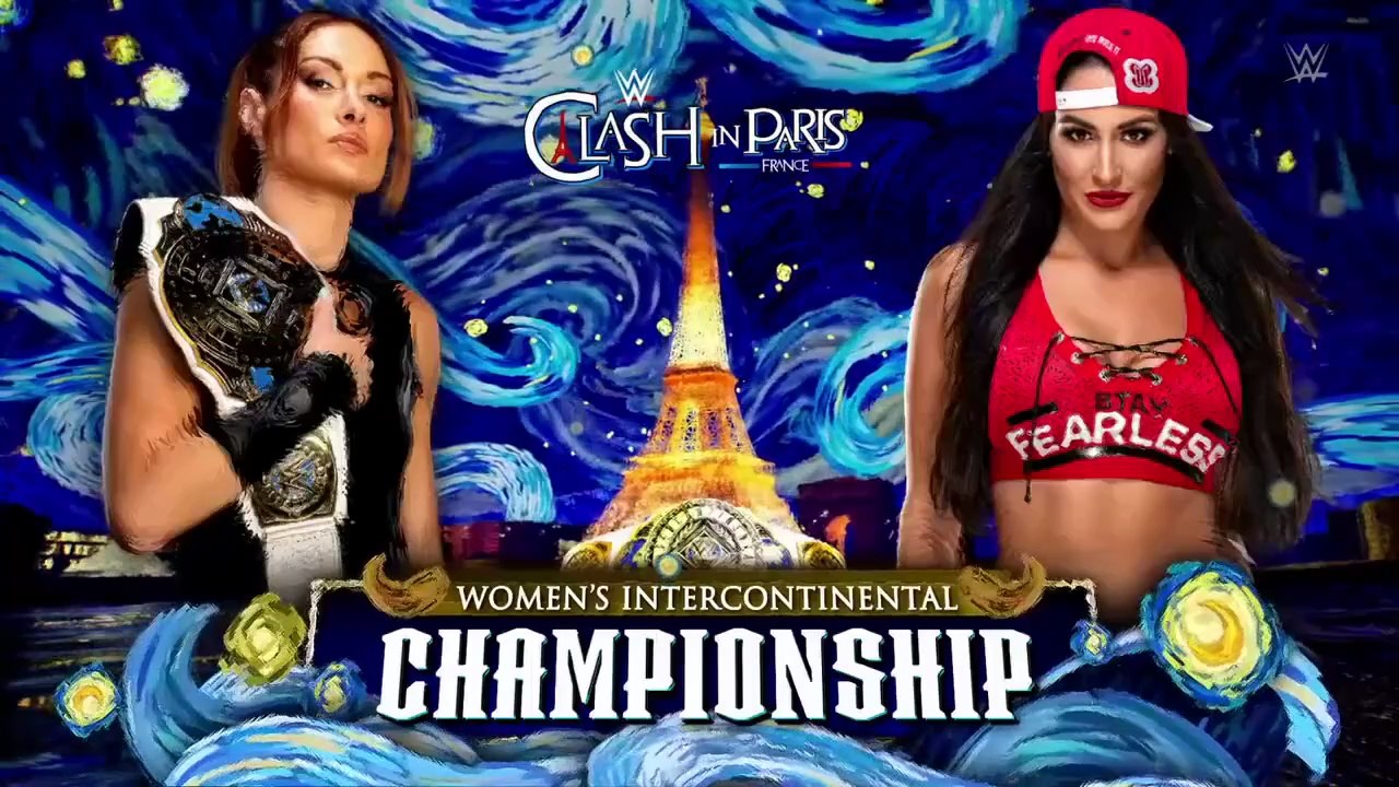 Clash In Paris _Aug 31, 2025 - Becky Lynch Vs Nikki Bella _ Women's ...