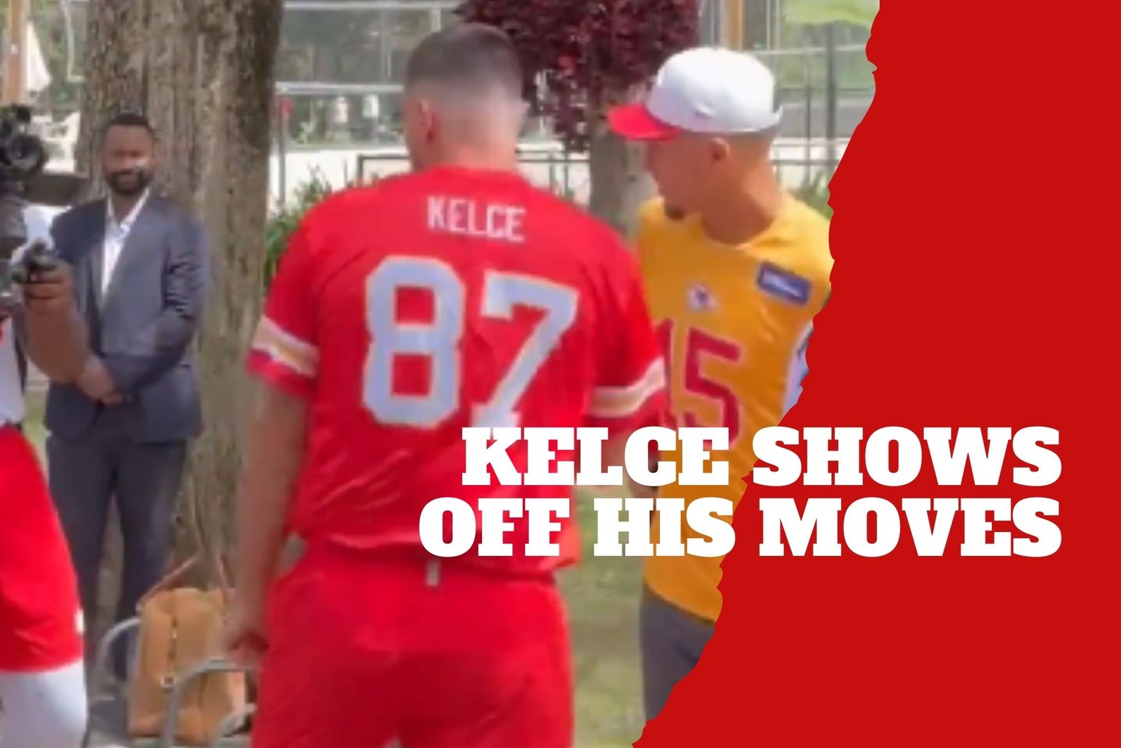 Travis Kelce dances for Chris Jones in Chiefs? playful Brazil moment ...