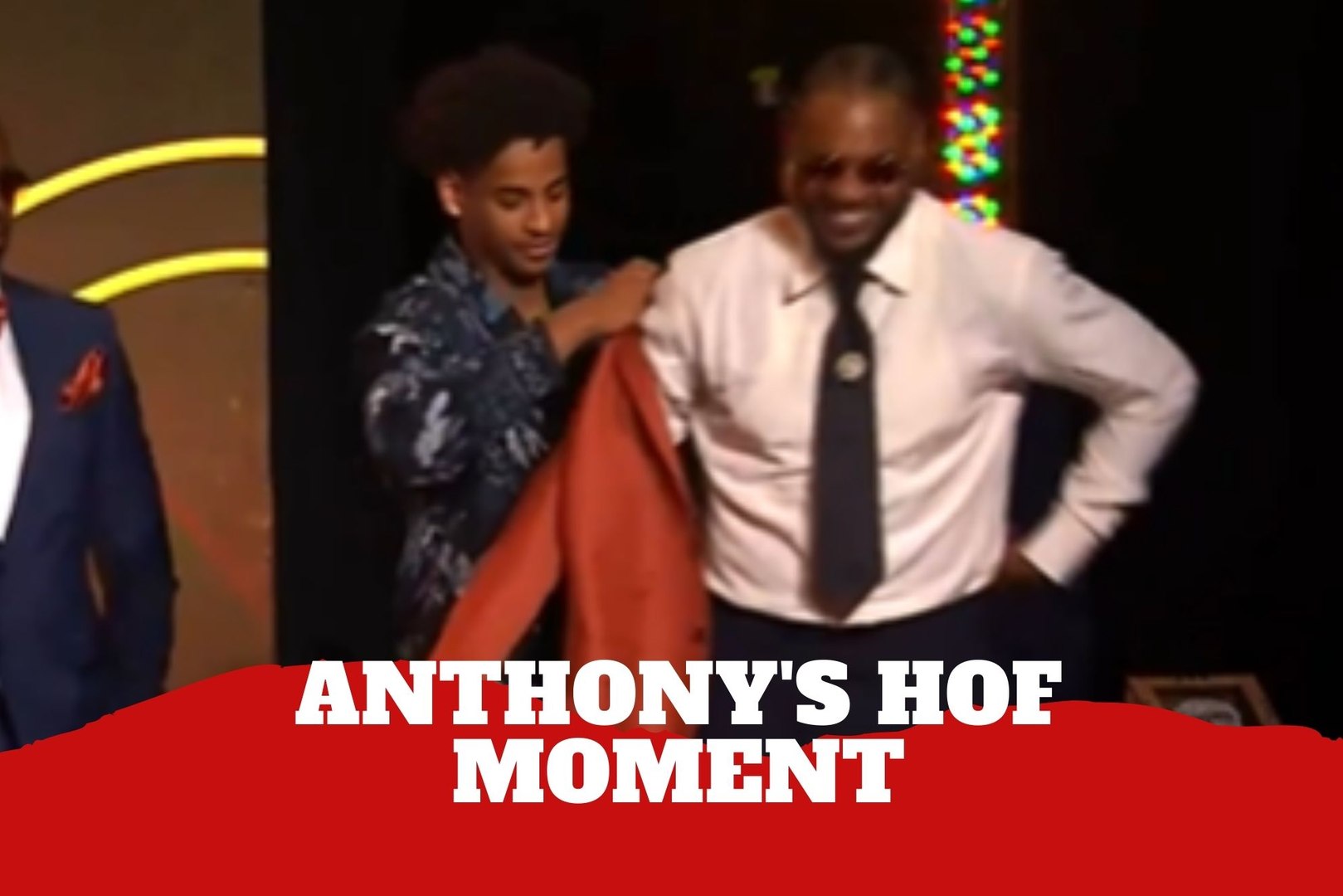 Carmelo Anthony's Hall of Fame Induction by his Son Kiyan - MARCA TV ...