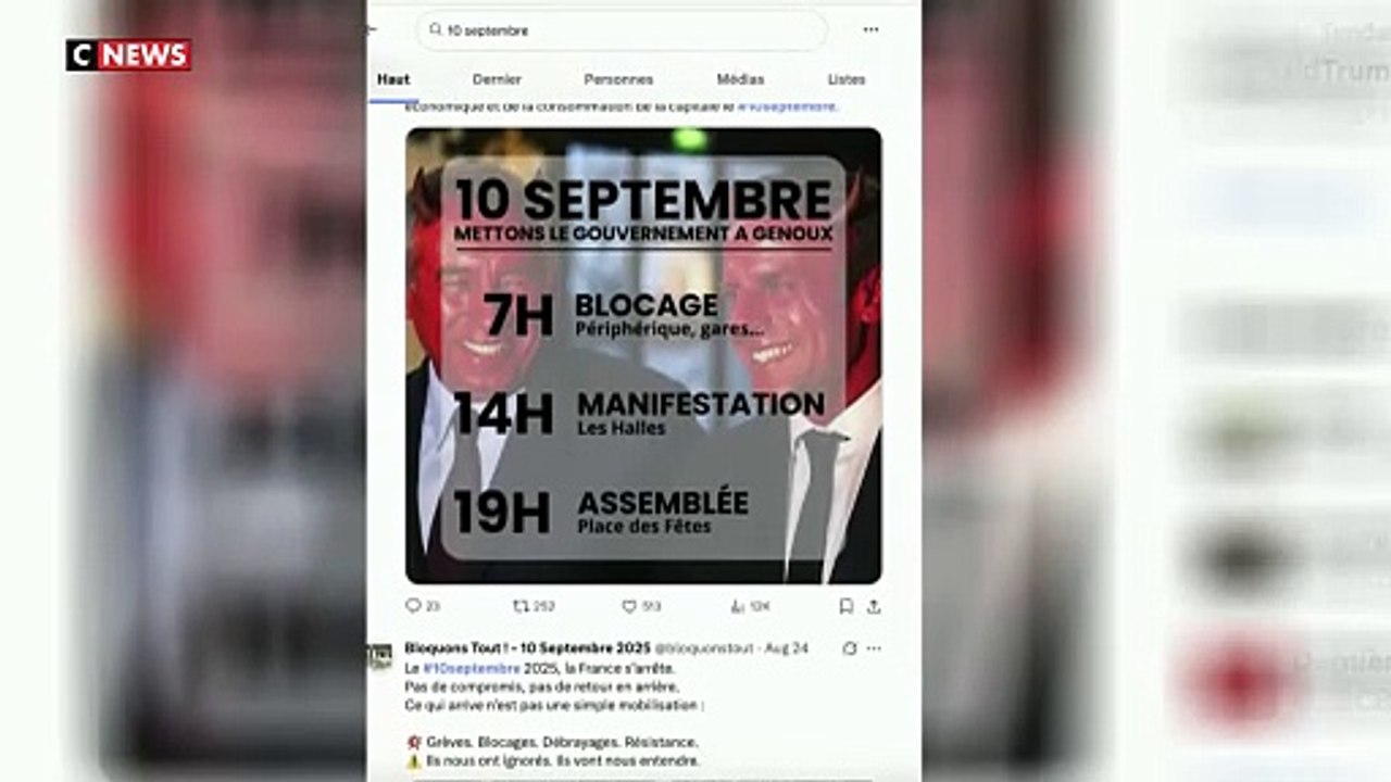 Le mouvement «Bloquons-tout» prend de l'ampleur sur les réseaux sociaux : Mais de quoi s'agit-il ...