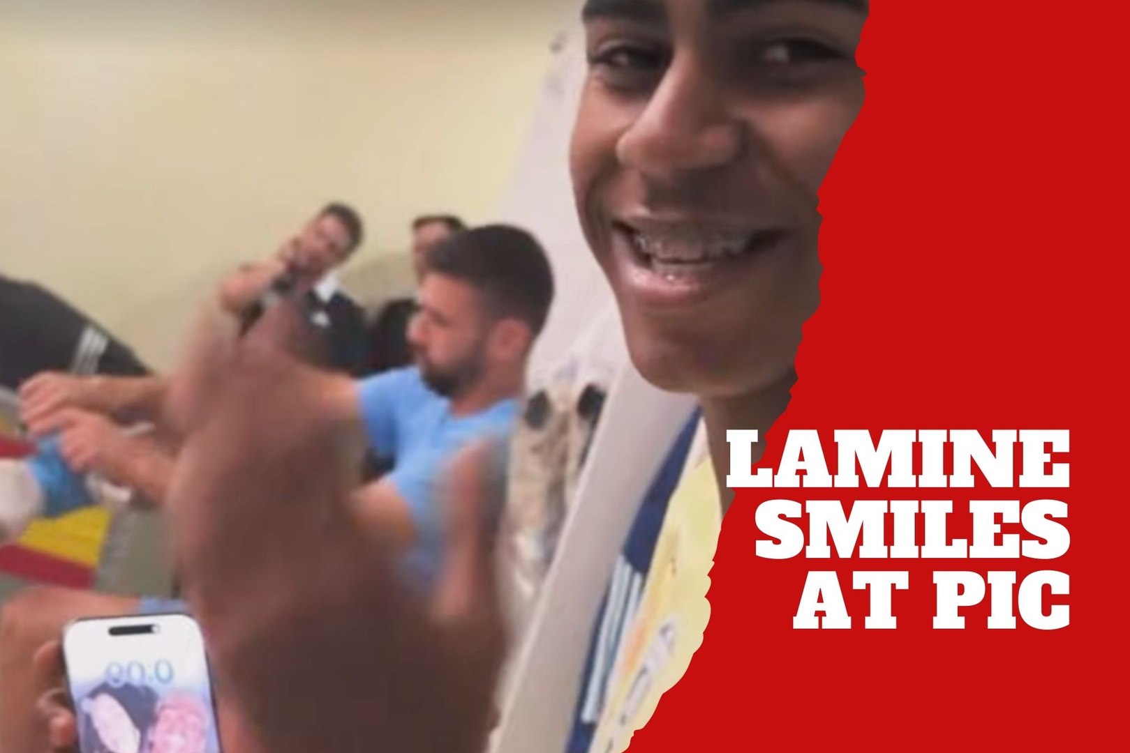 Nico Williams caught Lamine Yamal smiling at picture - MARCA TV English