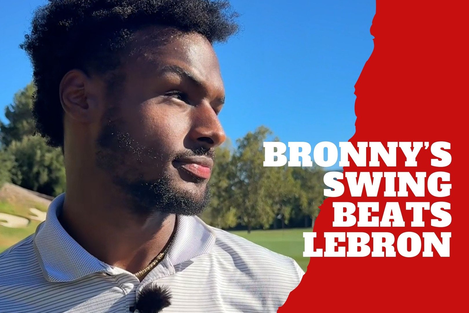 Bronny James could outshine LeBron on the golf course with sharp ...