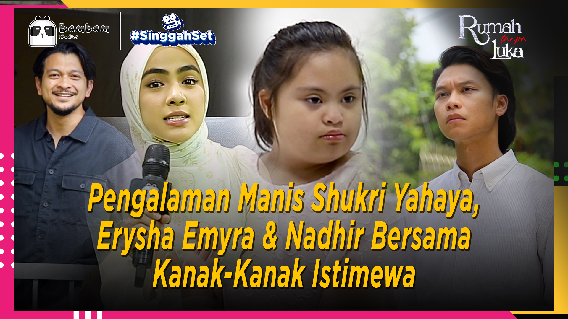 Pengalaman Manis Shukri Yahaya, Erysha Emyra & Nadhir Berlakon Bersama ...