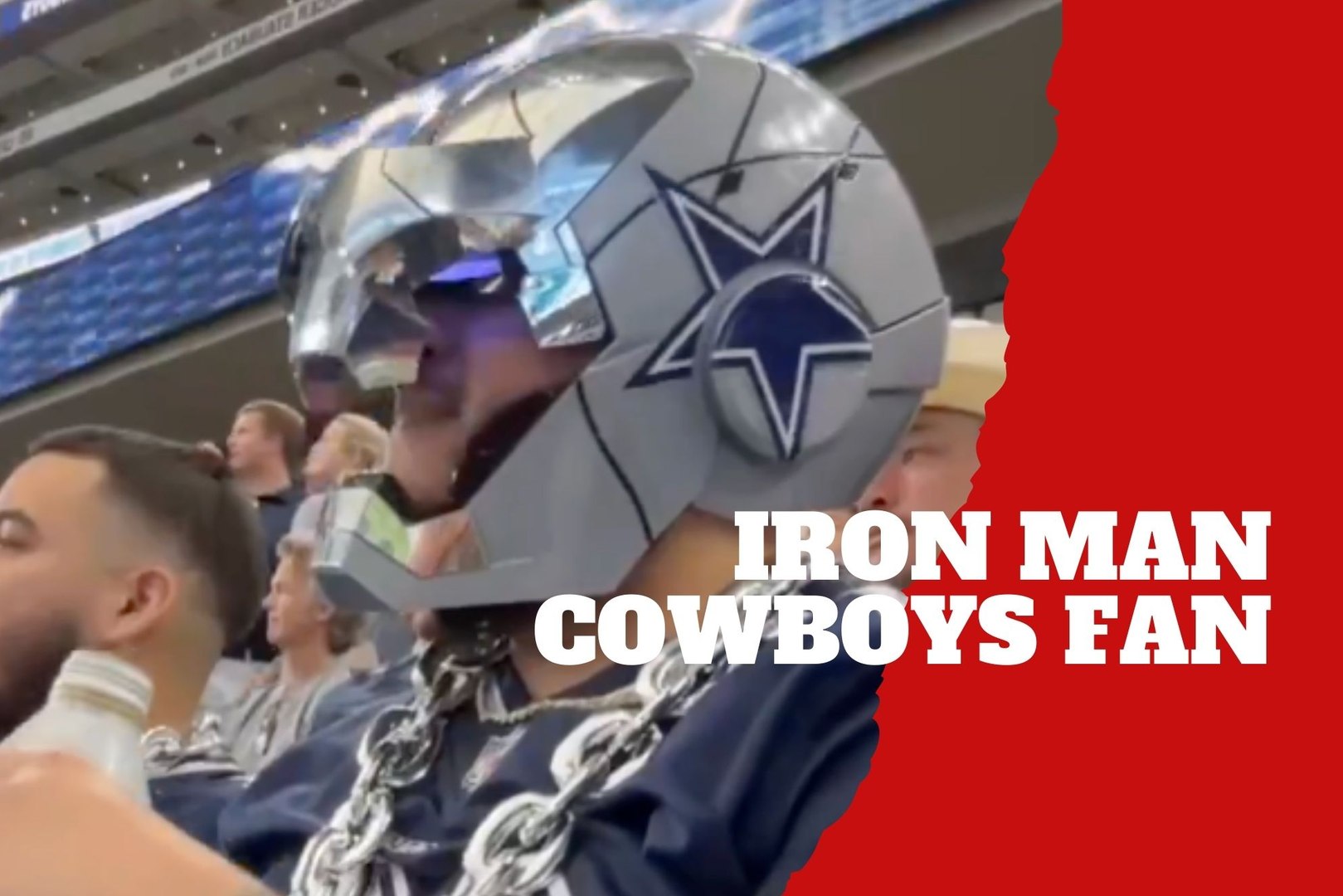 Iron Man Cowboys fan steals show as Aubrey's kicks seal thrilling OT ...
