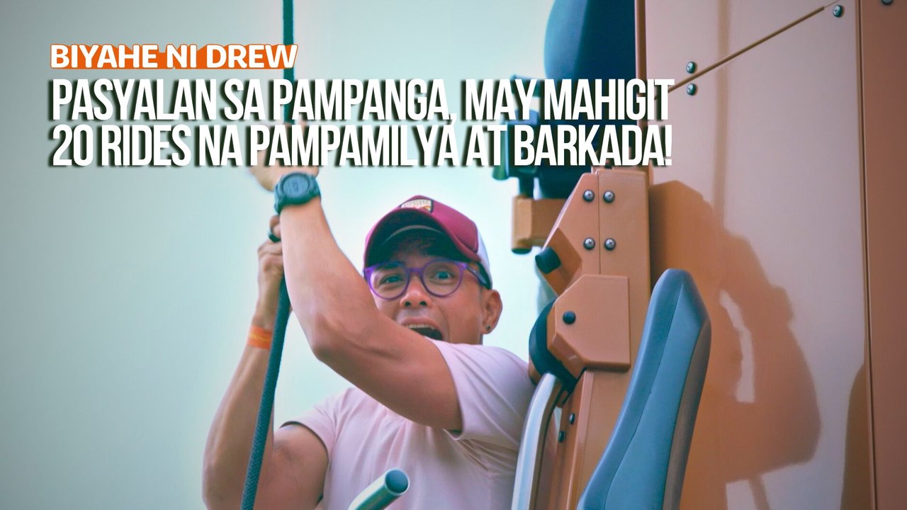 Pasyalan sa Pampanga, may mahigit 20 rides na pampamilya at barkada! | Biyahe ni Drew - video ...