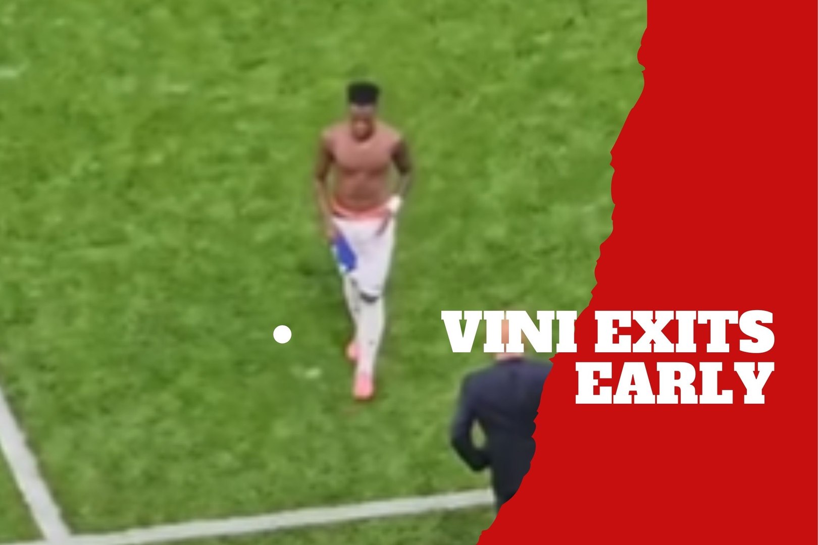 Vini walks off right after final whistle - MARCA TV English