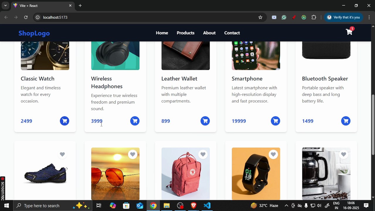 ⚡ Final Project – Shopping Cart (Redux Toolkit Advanced) 📅 Skillwaala’s ...