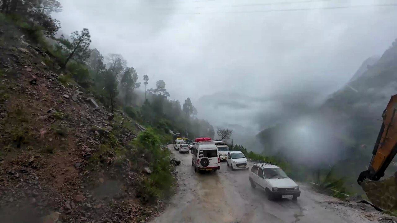 Jeori to Rampur Landslide to Shimla to Chandigarh to Delhi - Sarahan ...