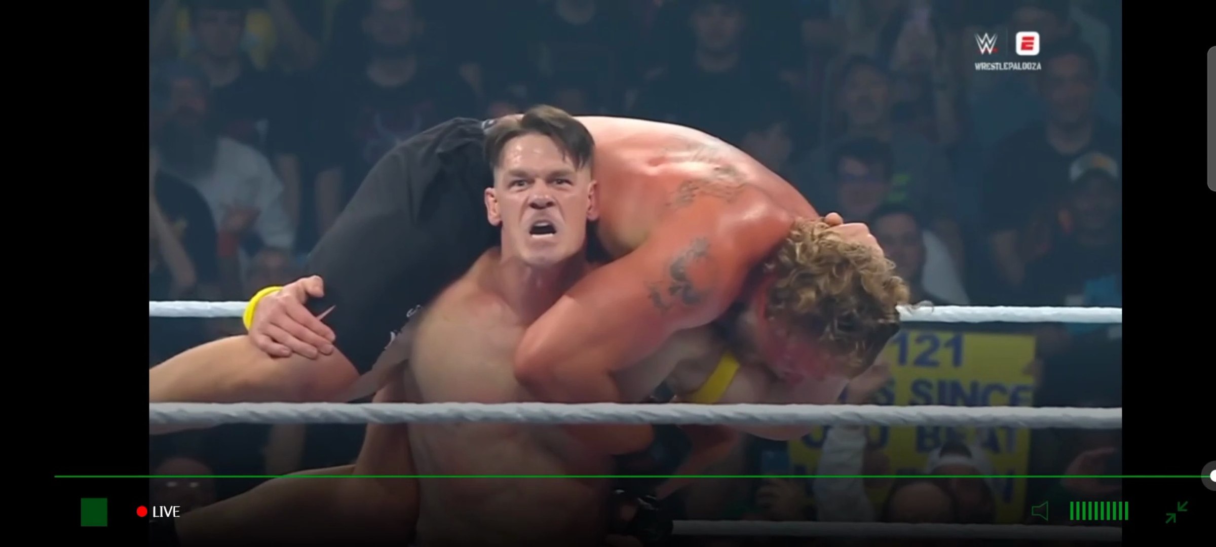 Brock Lesnar And John Cena Brawl