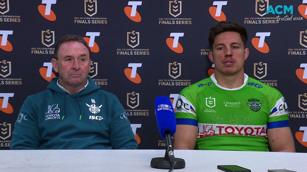 Ricky Stuart, Joe Tapine in post match press conference - video Dailymotion