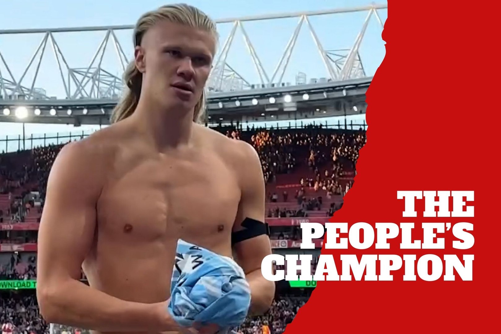 Erling Haaland shocks Manchester City fans after a hard game against ...