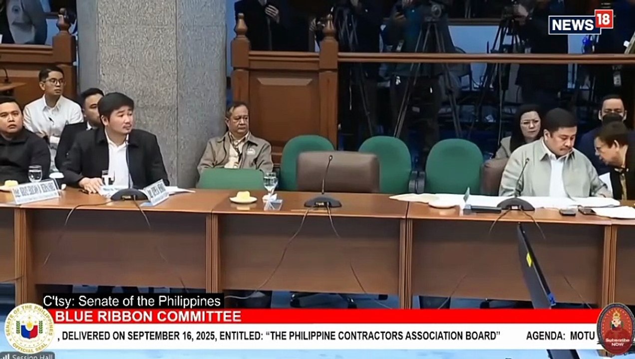 PHILIPPINE SENATE HEARING LIVE | Blue Ribbon Slaps Contempt On ...
