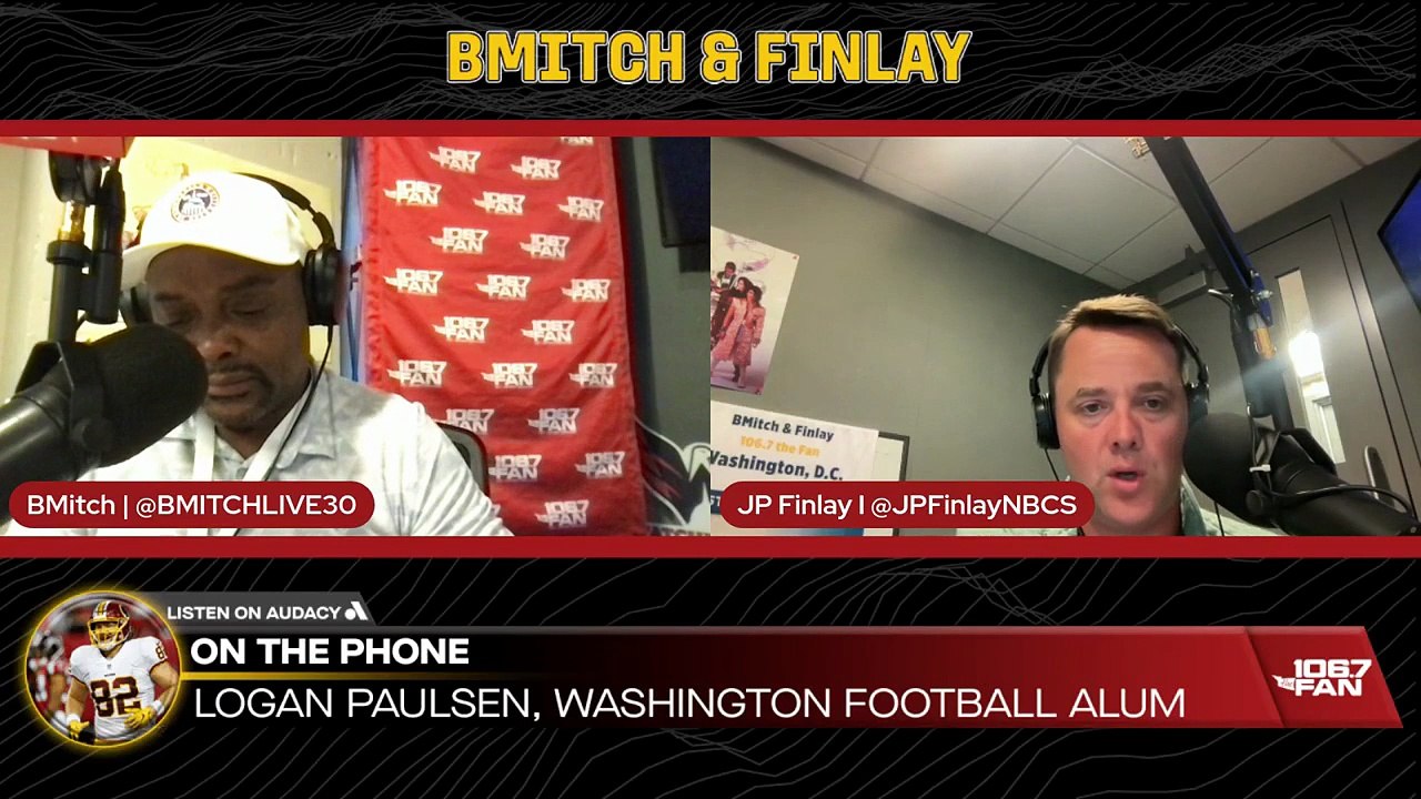 Logan Paulsen Loved What He Saw From Commanders Line I BMitch & Finlay ...