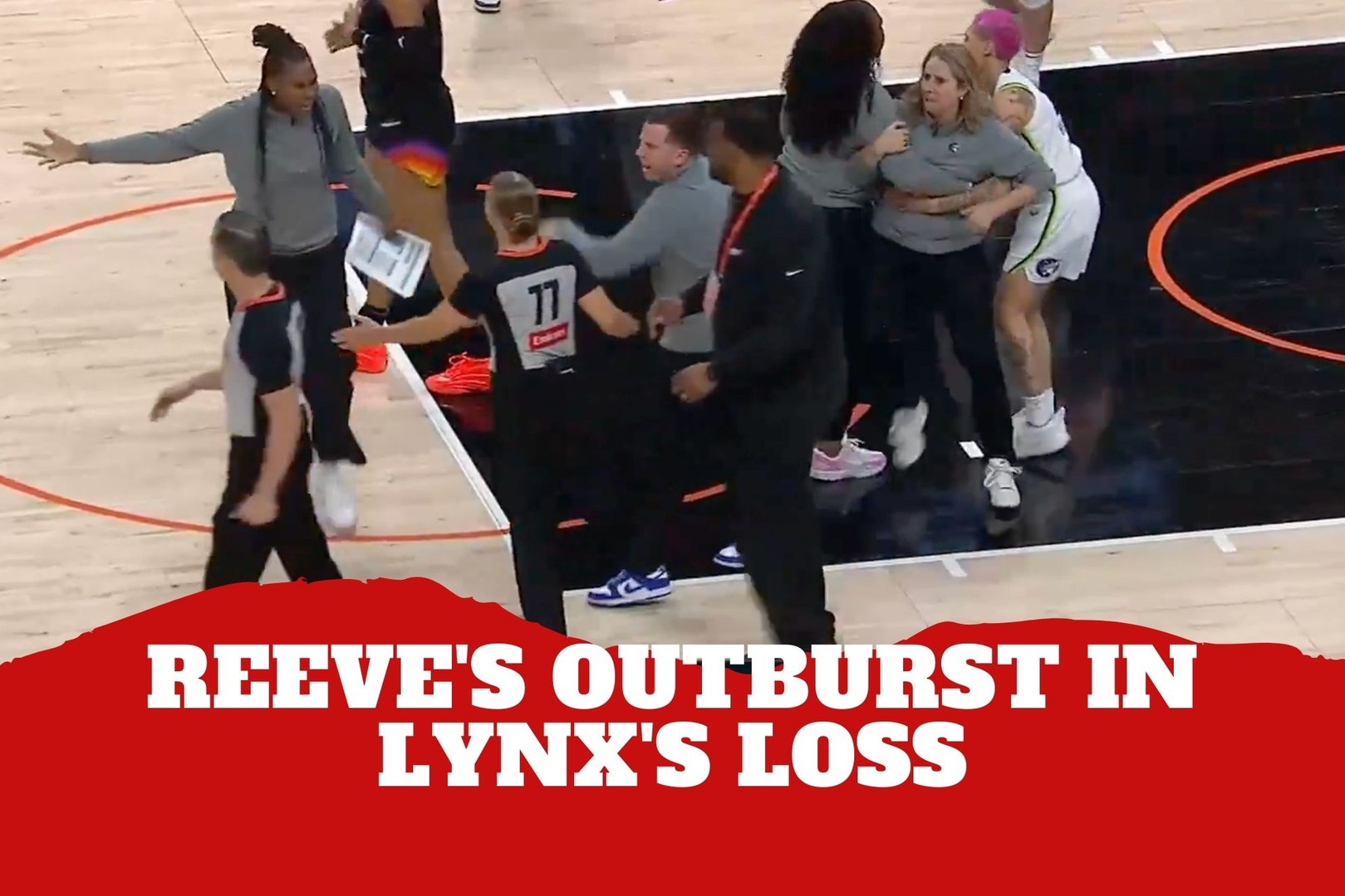 Cheryl Reeve's outburst as the Lynx coach was ejected and harshly ...