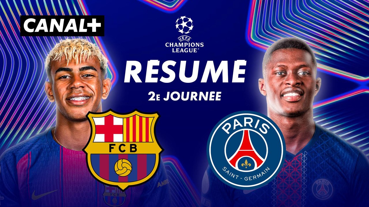 Le résumé de FC Barcelone / PSG - Ligue des champions 2025-26 (J2) - Vidéo Dailymotion