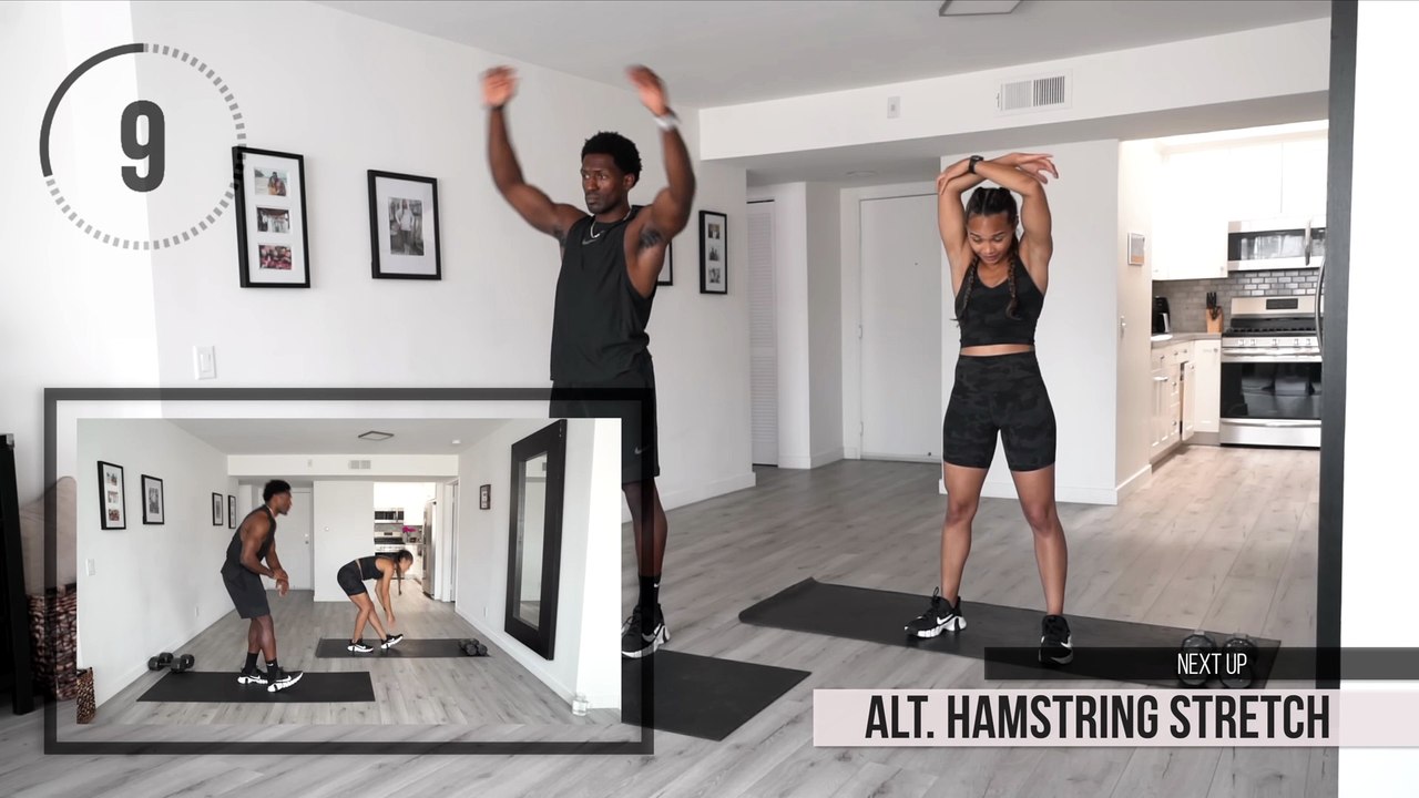 45 Minute Full Body Dumbbell Workout [Strength Training] - video ...