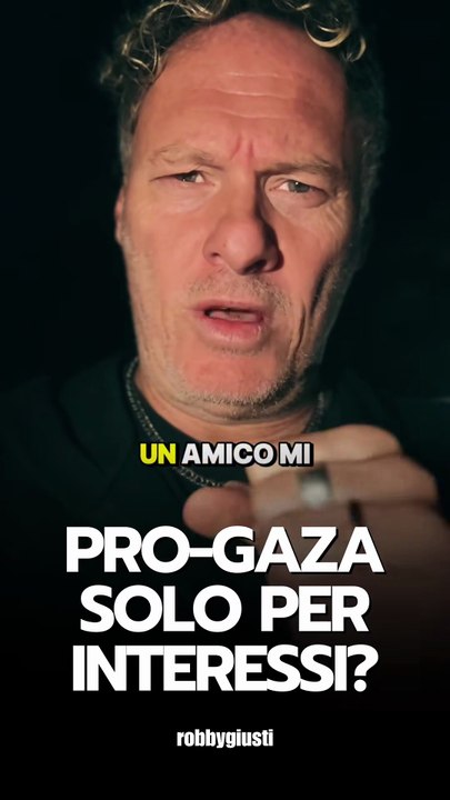 Robby Giusti - Ma quanti sono gli artisti pro-Gaza solo per interessi ...