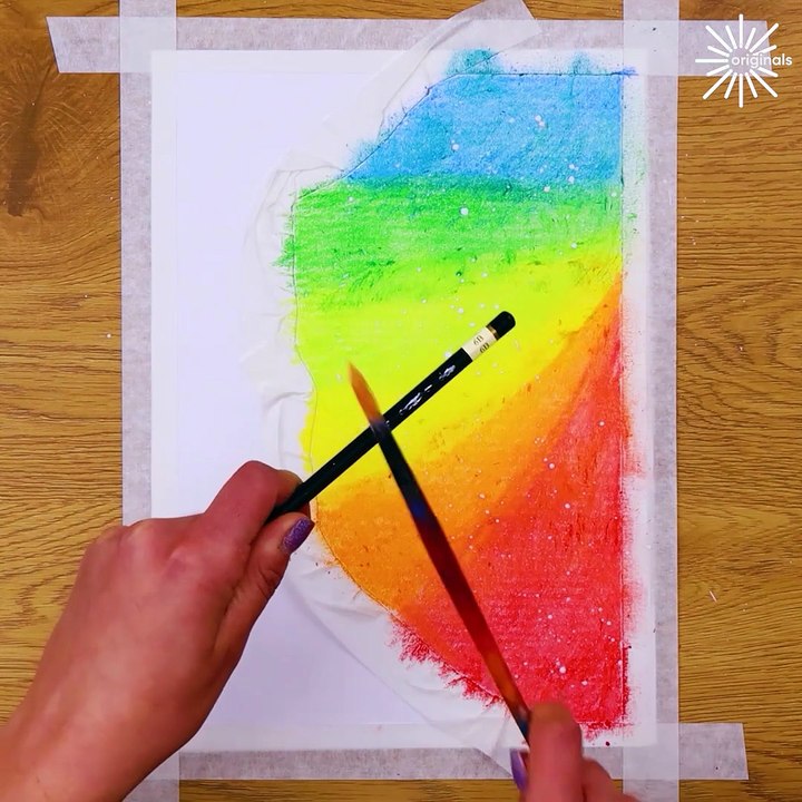 Let's watch this beautiful sky crayon drawing! - video Dailymotion