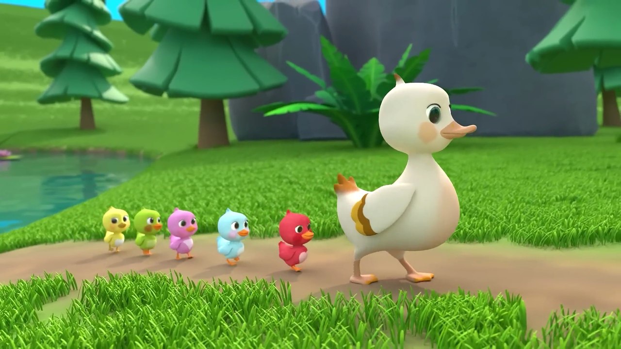 Quack Quack! Five Little Ducks + Train Choo Choo | Dream Bloom Nursery ...
