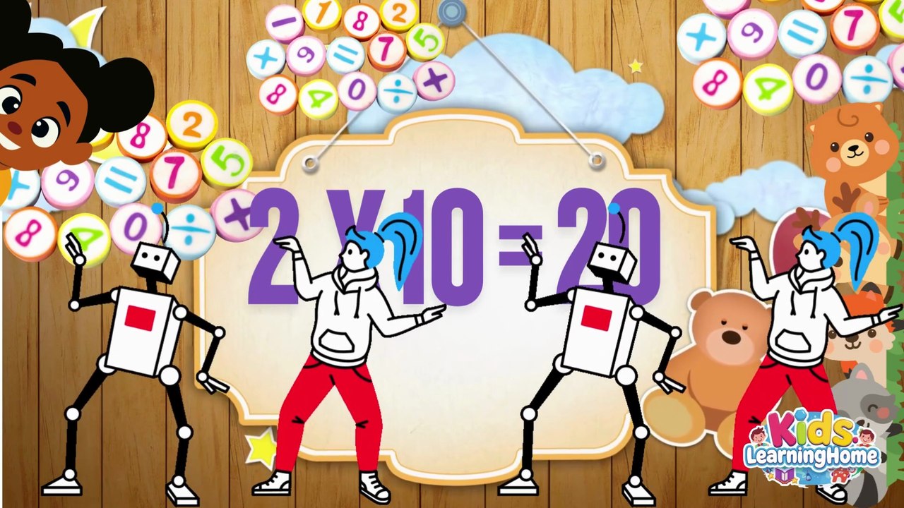 Table of 2 Song | Fun Multiplication for Kids | 2 Times Table Rhyme ...