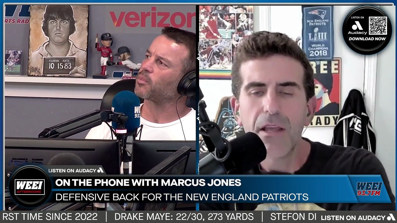 WEEI Afternoons: Marcus Jones on Zak Kuhr - video Dailymotion