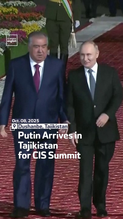 Putin Arrives In Tajikistan For CIS Summit - video Dailymotion