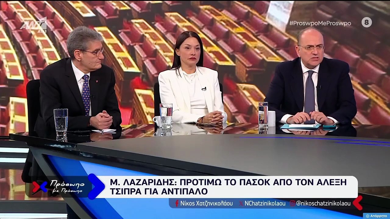 ΠΡΟΣΩΠΟ ΜΕ ΠΡΟΣΩΠΟ - ΜΑΚΑΡΙΟΣ ΛΑΖΑΡΙΔΗΣ - video Dailymotion