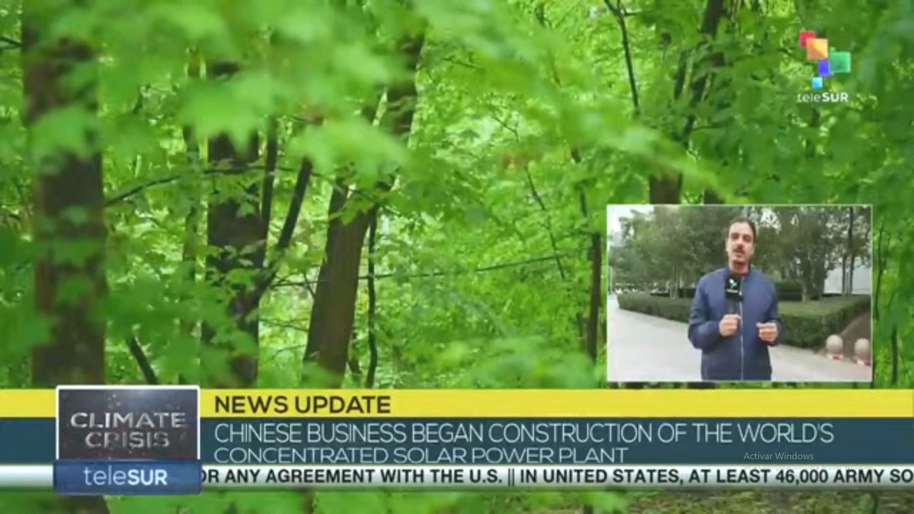 China began construction of the world's concentrated solar power plant ...